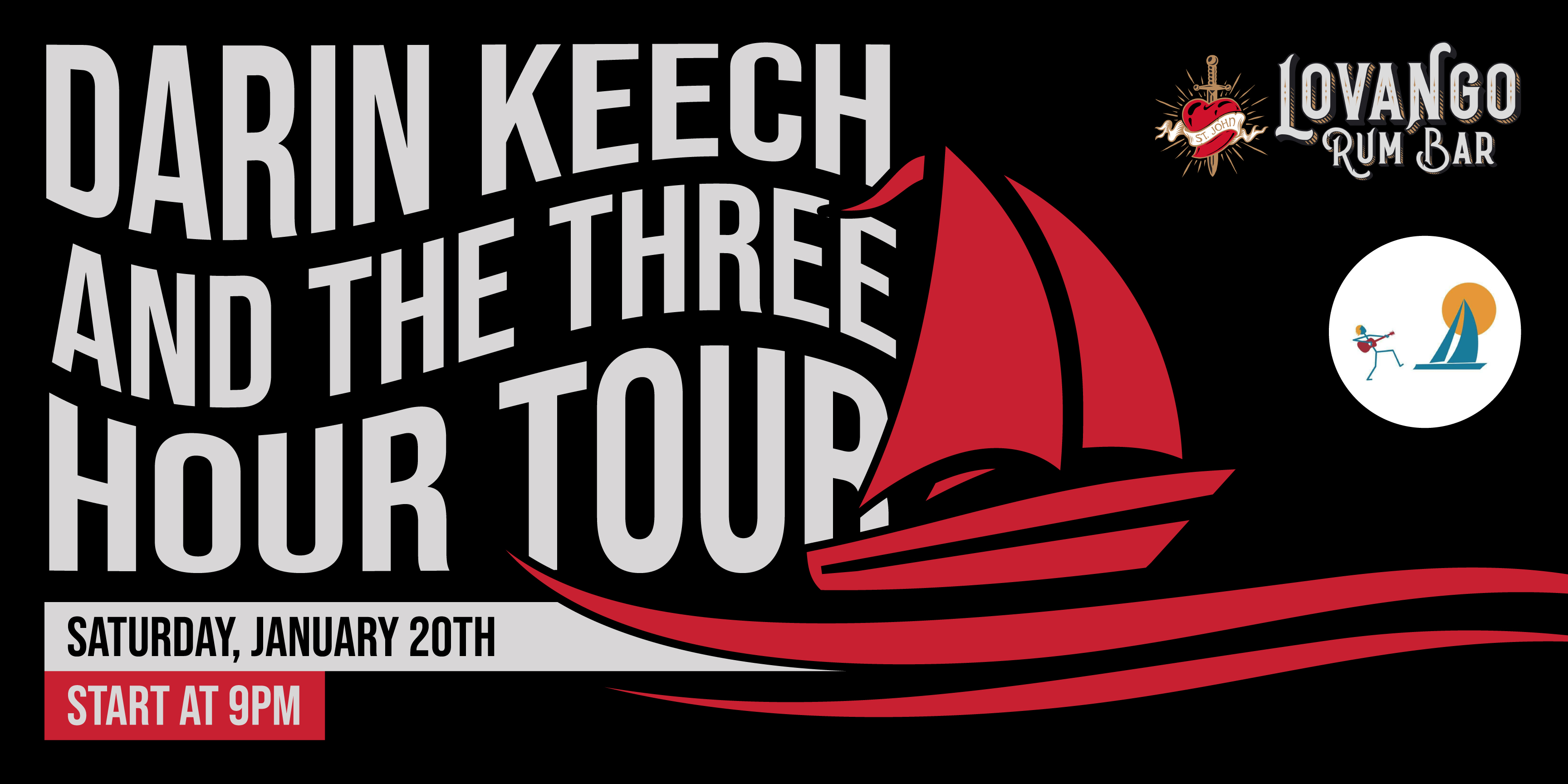 Darin Keech and The Three Hour Tour - Lovango Rum Bar